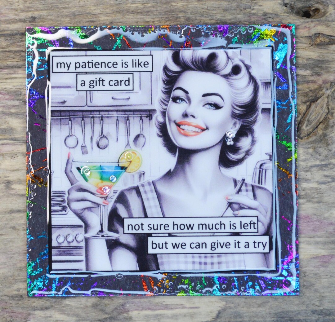 Funny Magnet My Patience is Like a Gift Card Not Sure How Much is Left ...