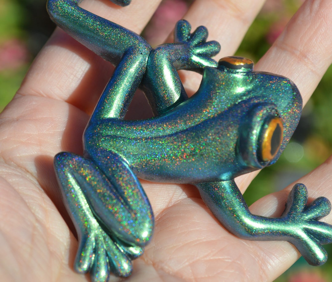 Frog Magnet Holographic Shifting Color Fridge Magnet 3D Frog - Etsy