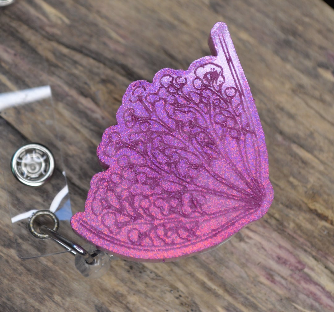 Breast Badge Holder OB Badge Reel Nurse Badge Mammographer Color Choice ...