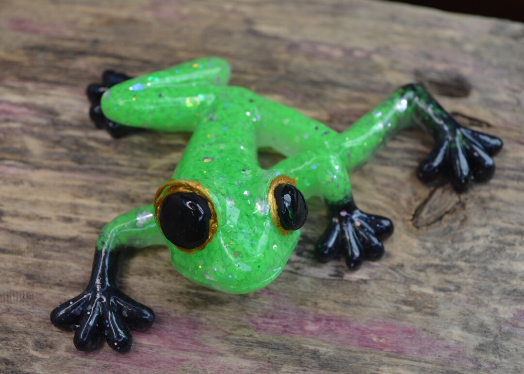 Frog Magnet Sparkling Glow 3D Frog Fridge Magnet Frog Lover Unique ...