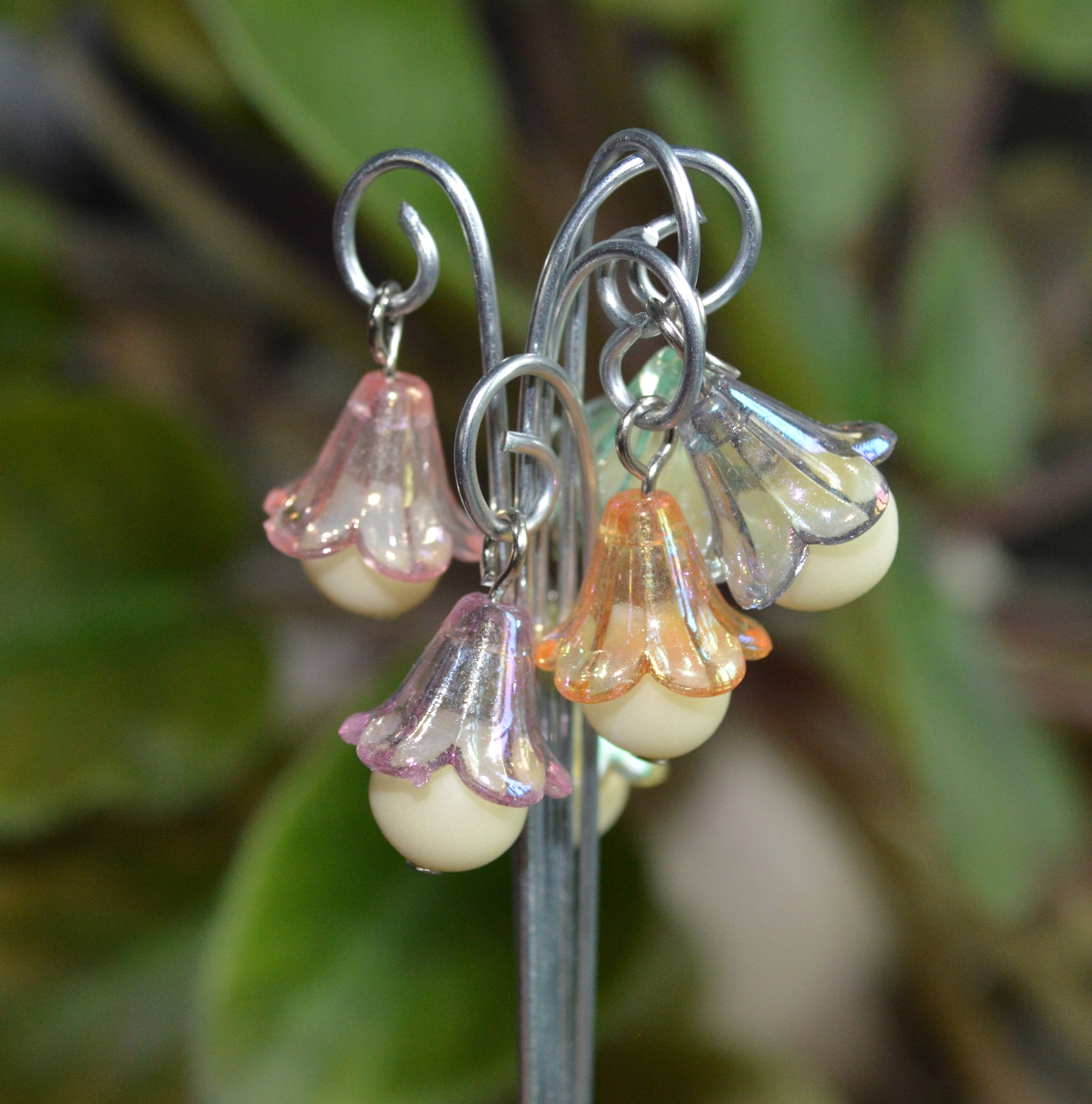 Iridescent Flower Fairy Lights Set of 3 new Colors Miniature Fairy ...