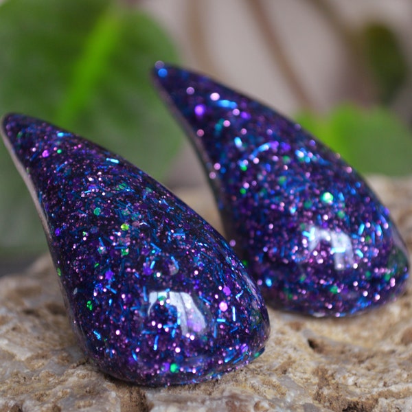 Blue Resin Horns - Etsy