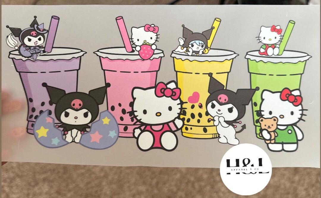 Hk Boba DTF Ready to Press - Etsy