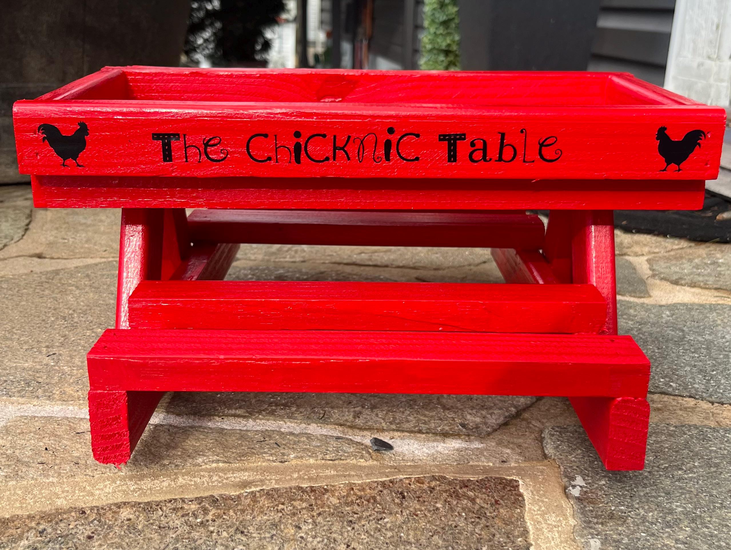 Personalized Chicknic Table-chicken Picnic Table - Etsy