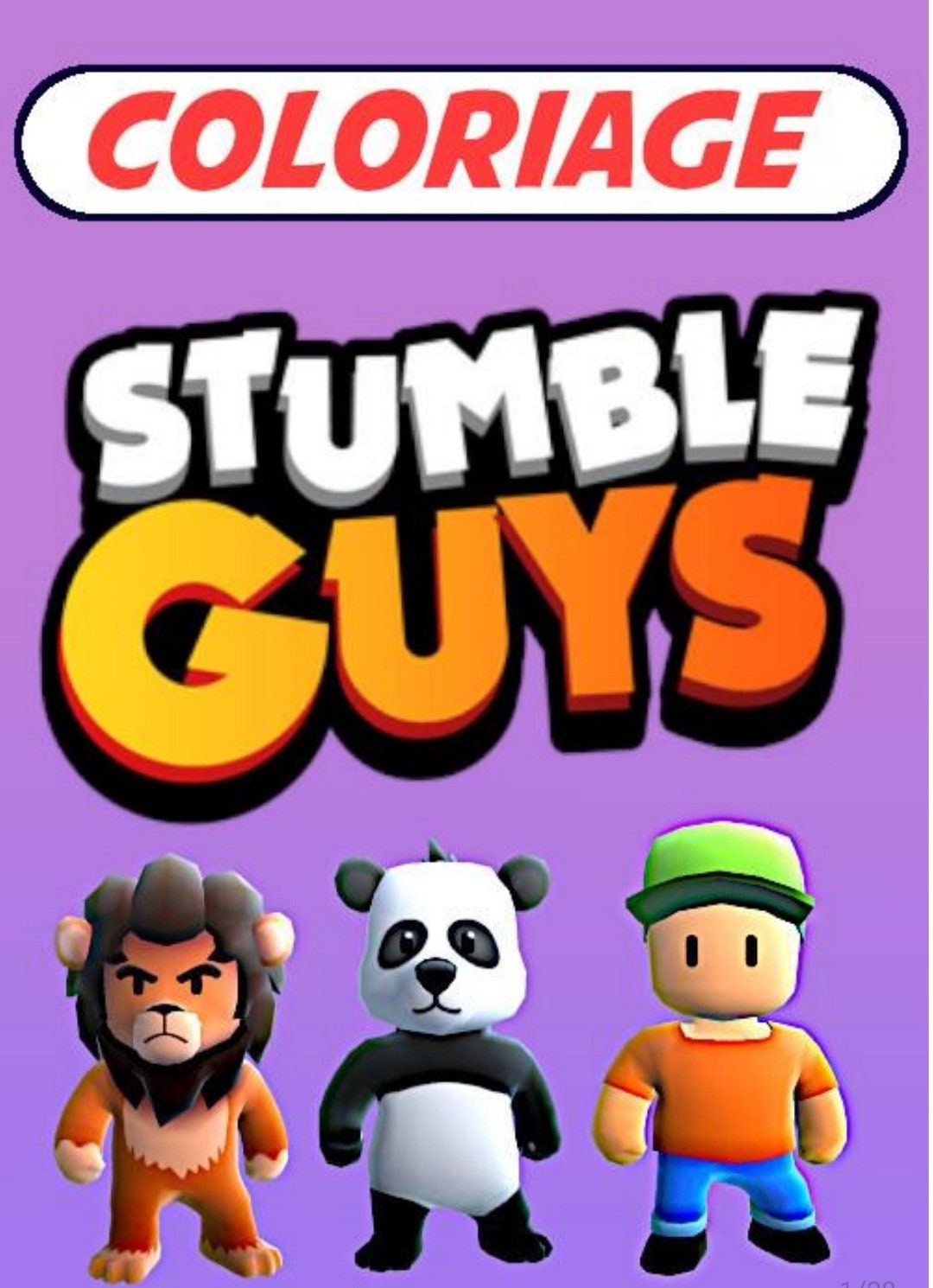 Coloring Stumble G. 28 Coloring Pages / Coloring - Etsy