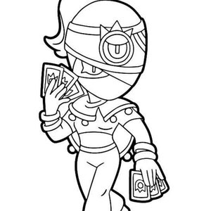 Coloring Brawl Stars 20 Pages - Etsy