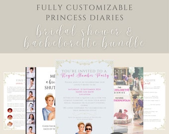 Princess Diaries Bridal Shower Invitation - Etsy