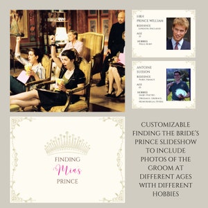 Princess Diaries Bridal Shower, Hen Party Bachelorette Bundle: Editable ...