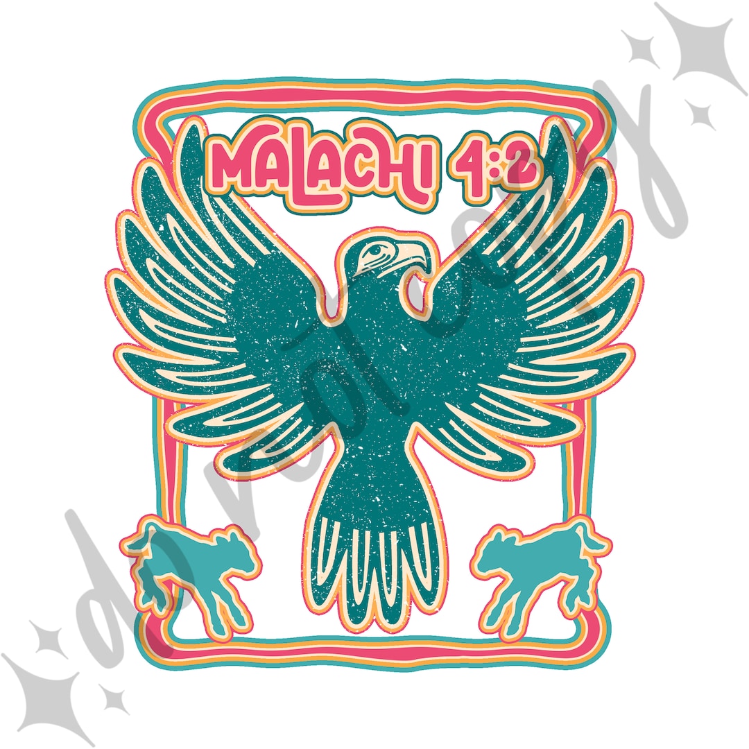 Malachi 4:2 FREE Pocket Included Healing in Its Wings Leaping Calves ...