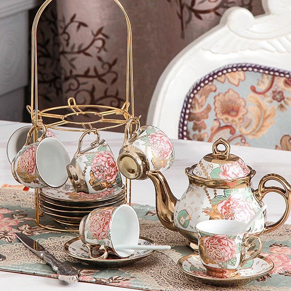 Coffee and Tea Set - Etsy
