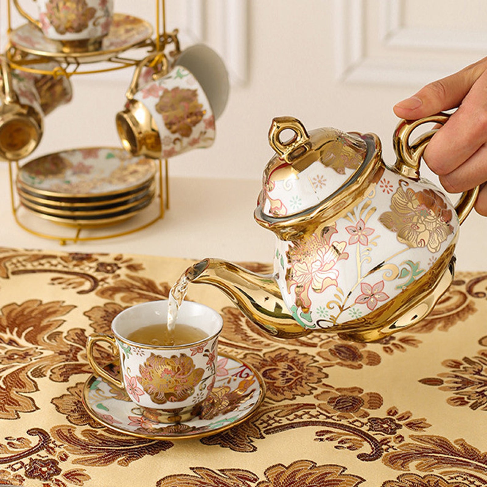 European Style Ceramic Coffee Set | Ceramic Coffee Cup and Saucer Set ...