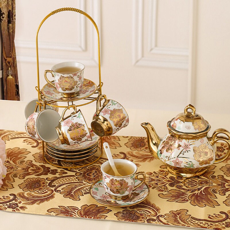 European Style Ceramic Coffee Set | Ceramic Coffee Cup and Saucer Set ...