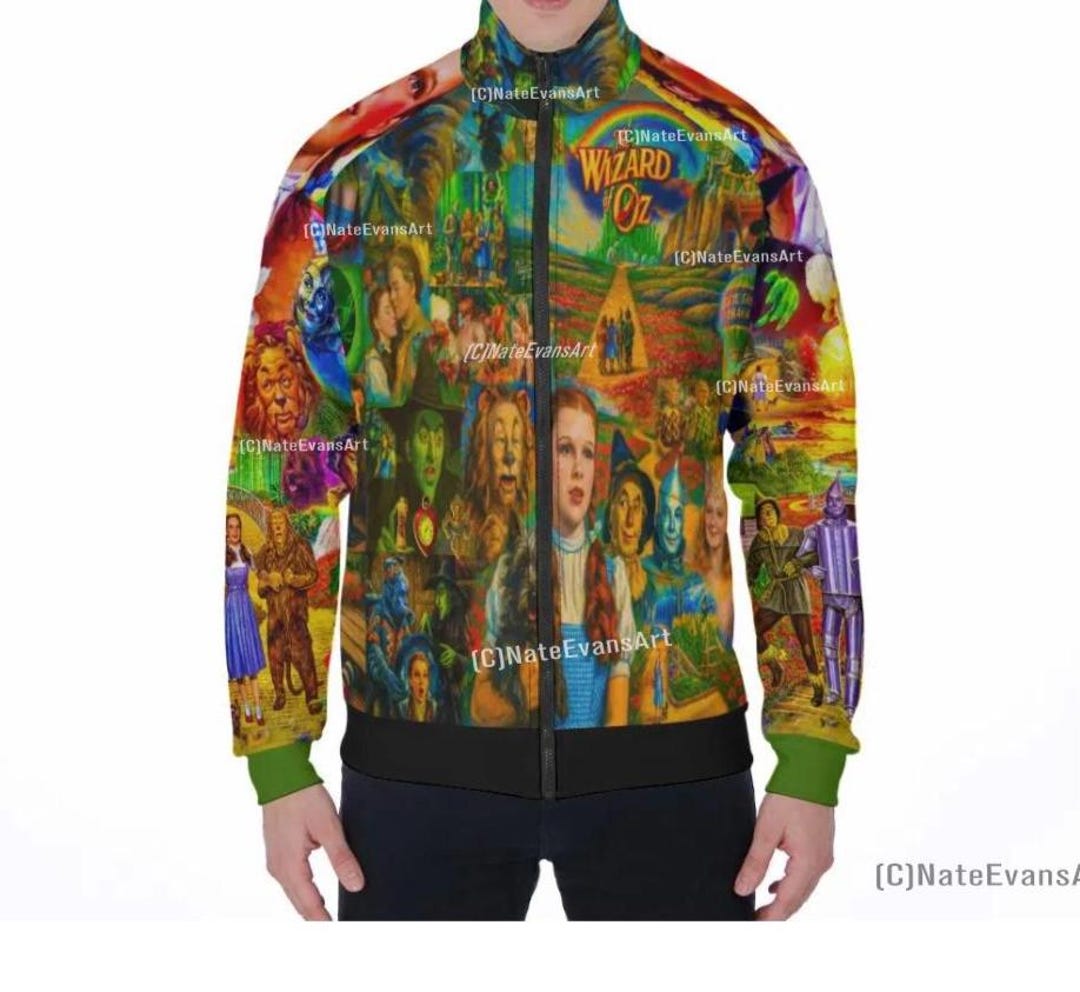 WIZARD OF OZ Jacket "unisex" Custom Art - Etsy