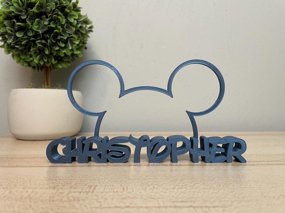 Personalized Disney Styled Name Plate, Customizable Name Plate, Disney ...