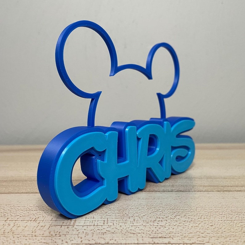 Personalized Disney Styled Name Plate, Customizable Birthday Christmas ...