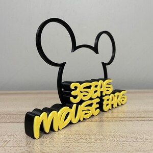 Personalized Disney Styled Name Plate, Customizable Birthday Christmas ...