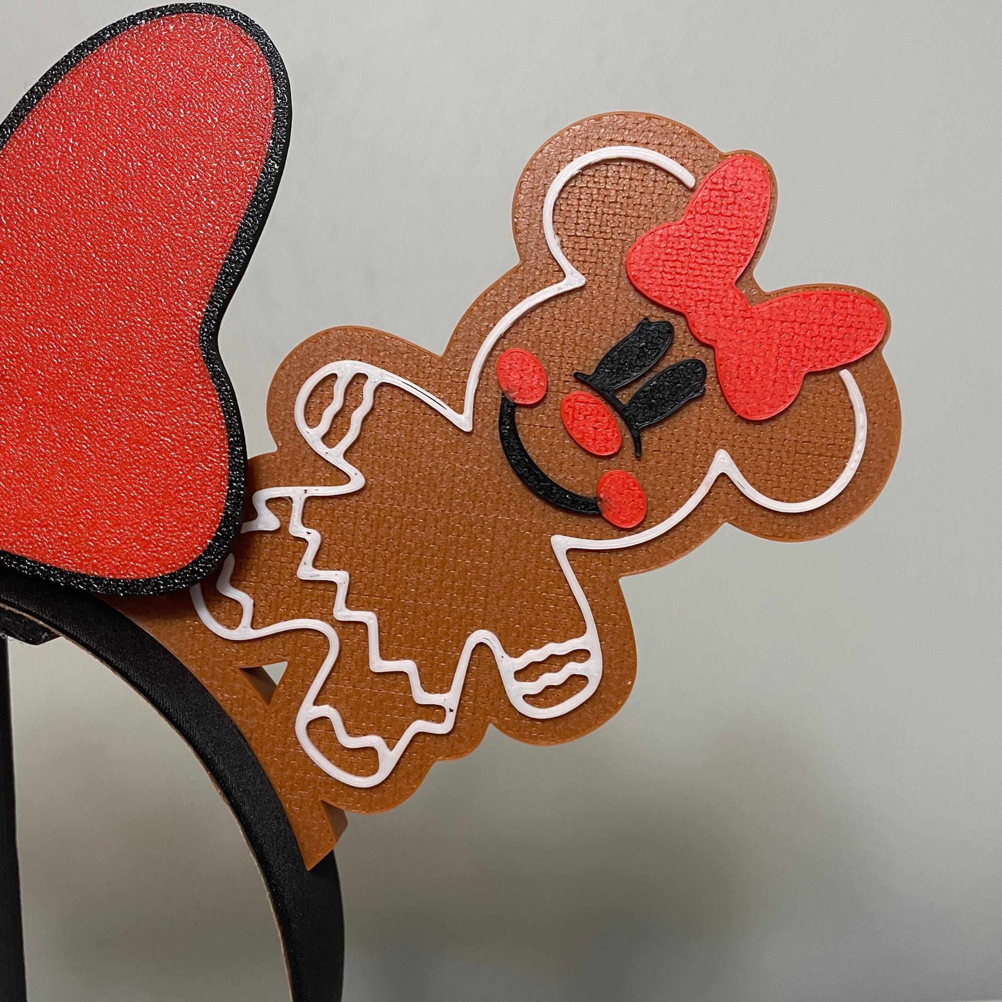 Gingerbread Mickey and Minnie Mouse Themed Ears, Magical Mouse Ears ...