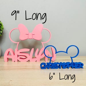 Personalized Disney Styled Name Plate, Customizable Name Plate, Disney ...