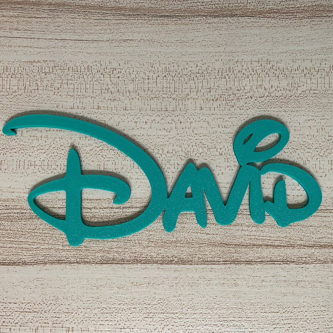 Personalized Disney Font Door Name Plate, Customized Door Name Plate ...