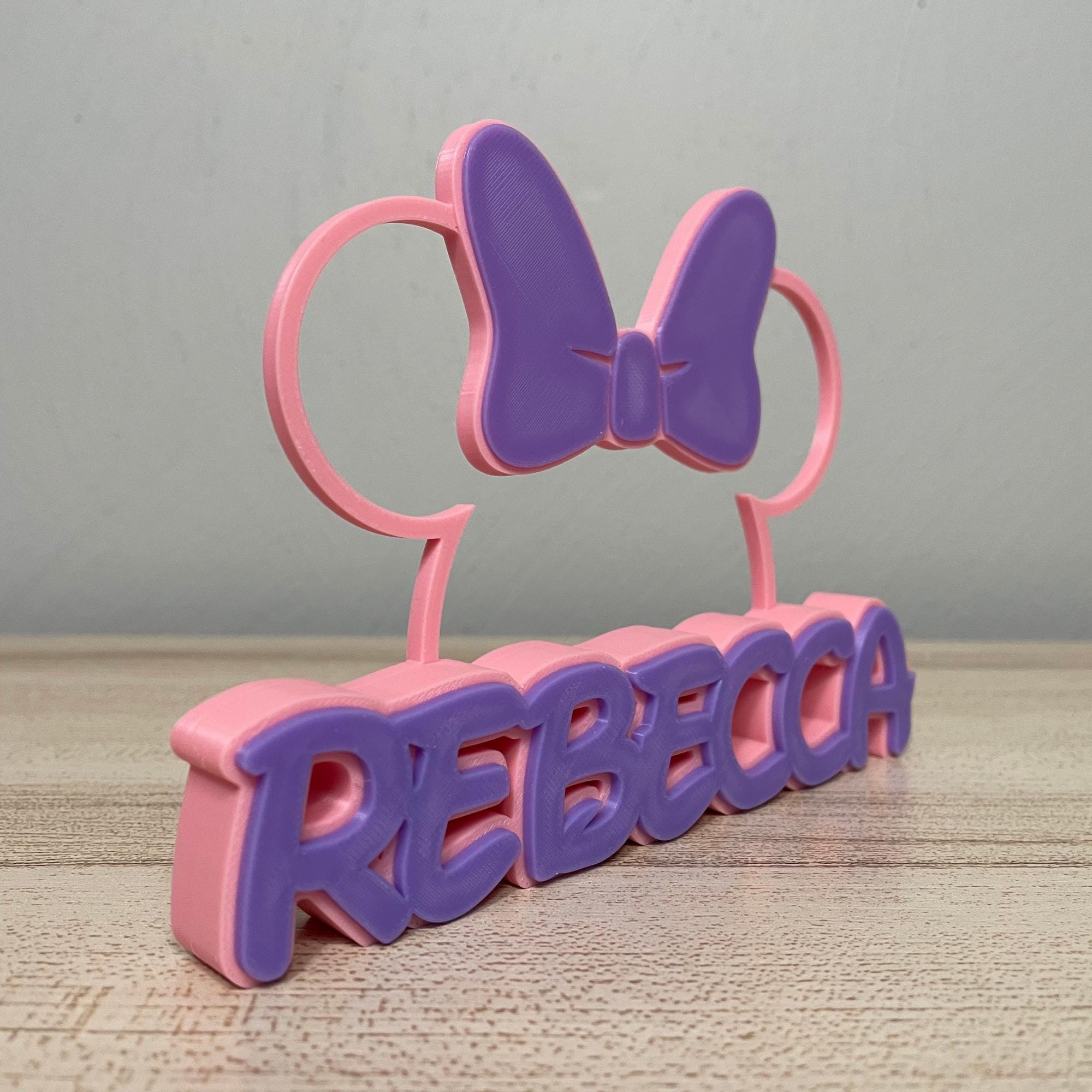 Personalized Disney Styled Name Plate, Customizable Birthday Christmas ...