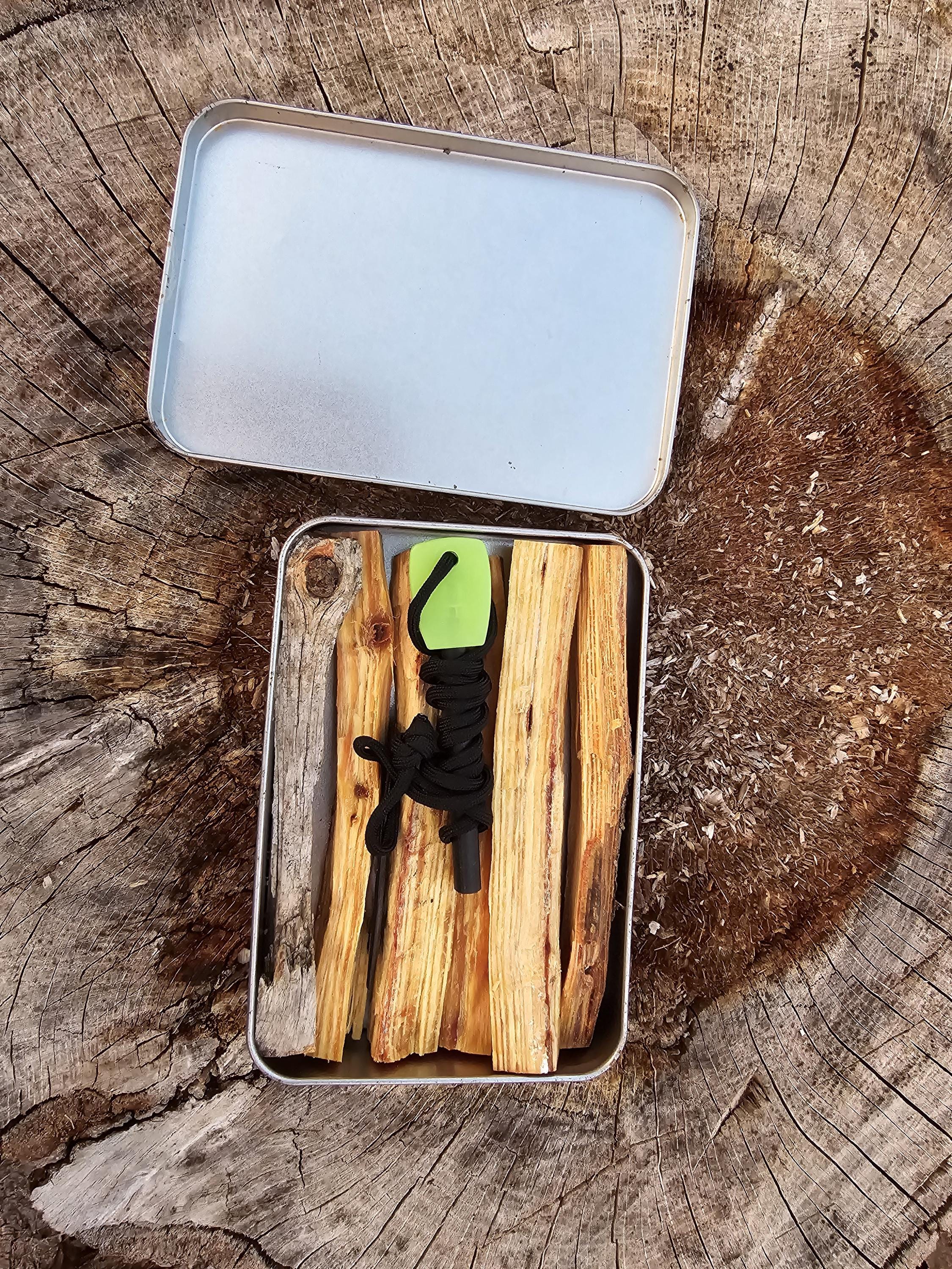 Fire Starter Fatwood Tin Kit - Etsy
