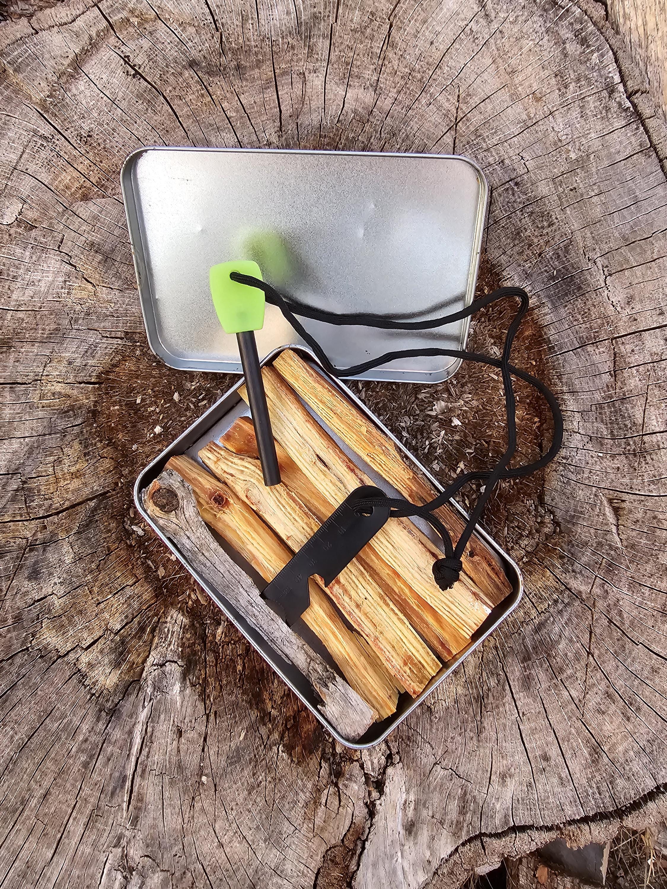Fire Starter Fatwood Tin Kit - Etsy