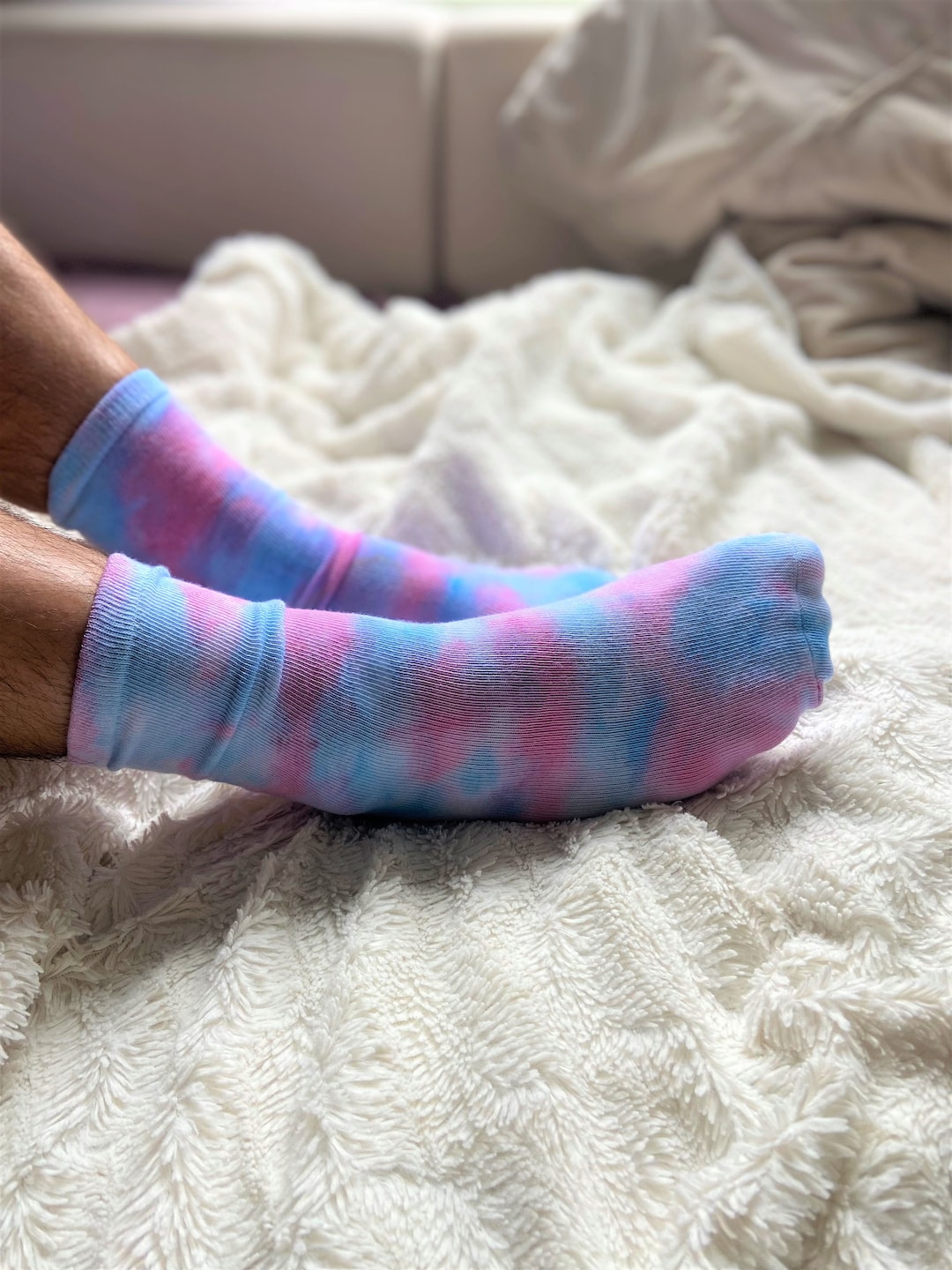 Cotton Batik Socks. Hand Painted Tie Dye. Universal Size. Different Colors. Customized Socks ...