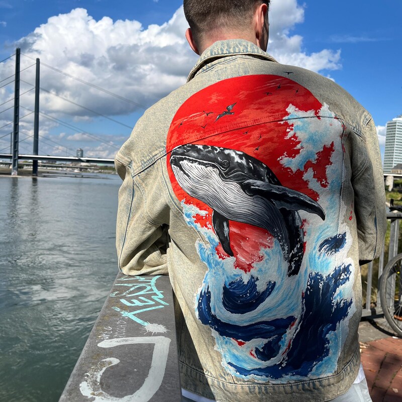 Denim Whale - Etsy