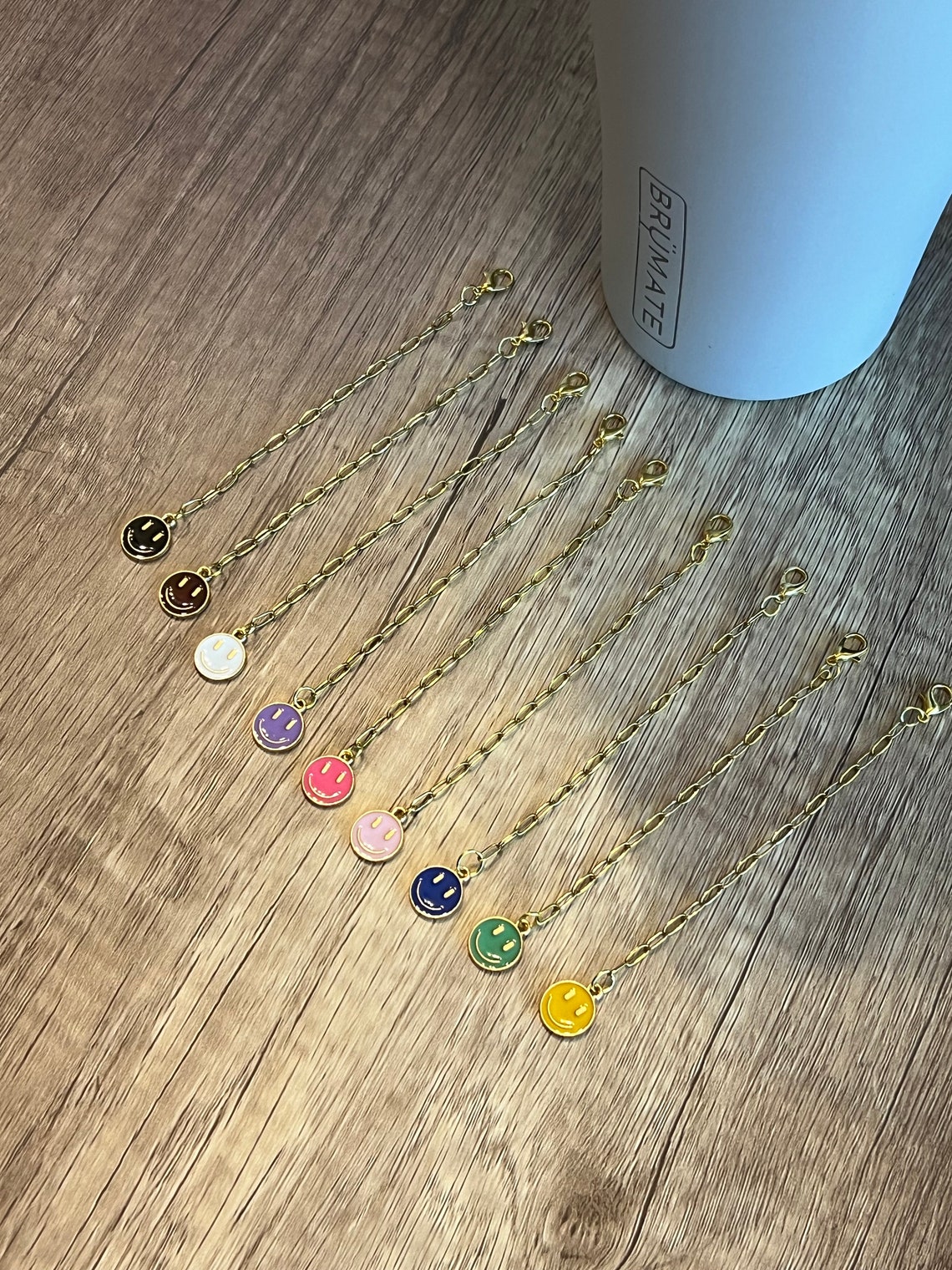 Stanley Tumbler Smiley Face Charms - Etsy