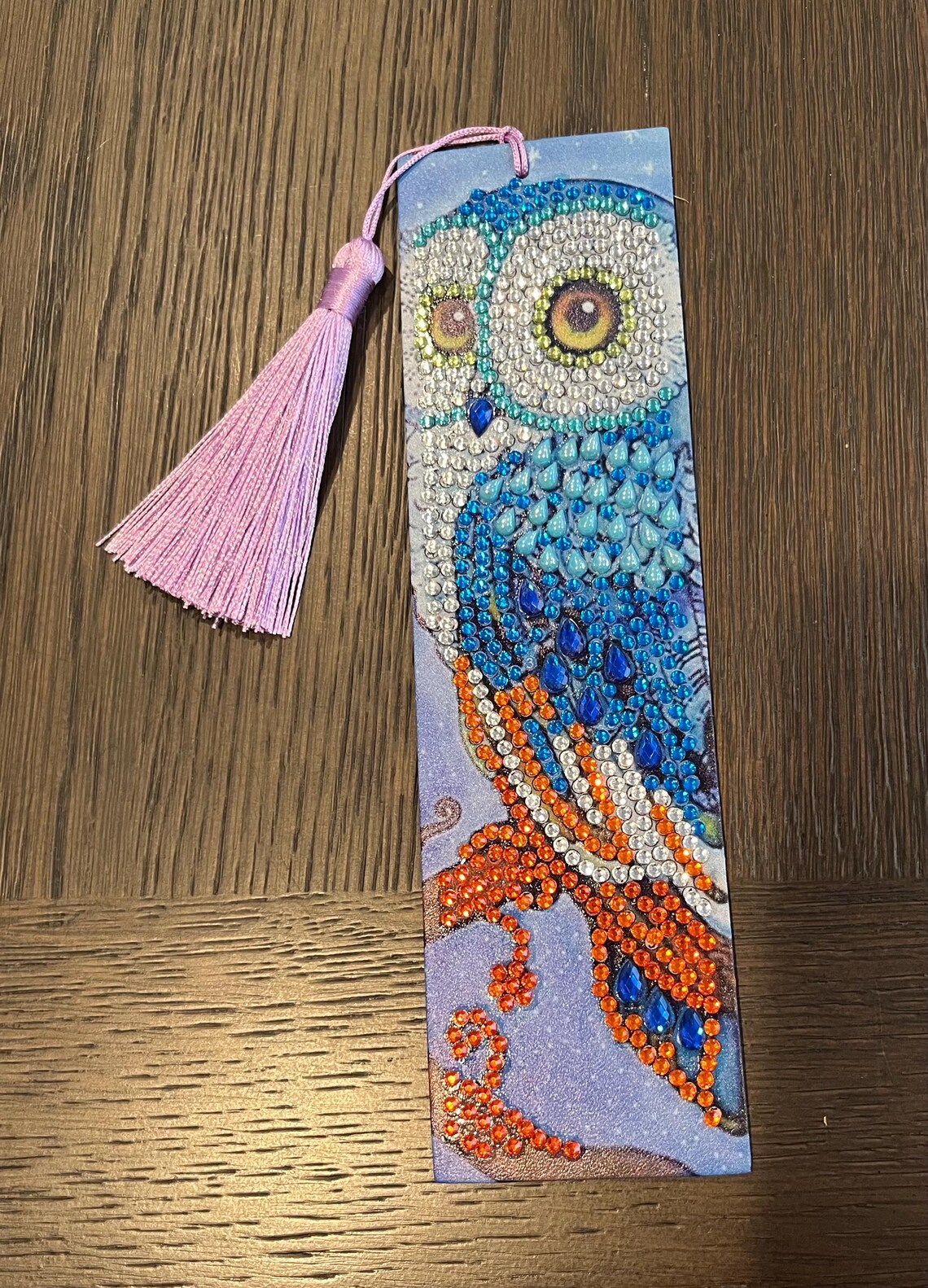 Completed, Diamond Art Bookmarks - Leather Tassel Bookmark - Etsy