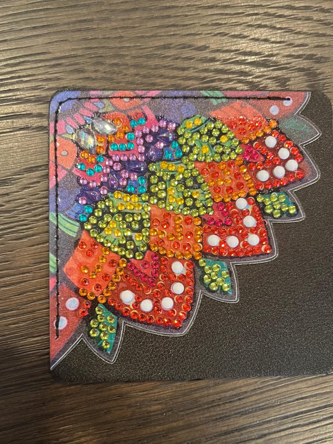 Triangle Corner Bookmarks - Completed, Diamond Art Bookmarks - Etsy