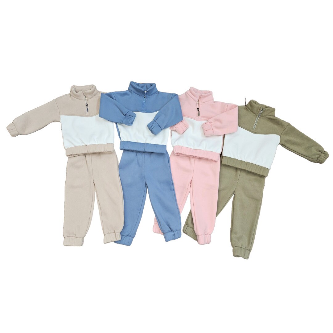 Infant/toddler Matching Zip up and Sweatpants Set - Etsy