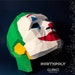 Clown Mask Papercraft, Halloween, Pdf, Gurko, Pepakura, Template, 3D ...