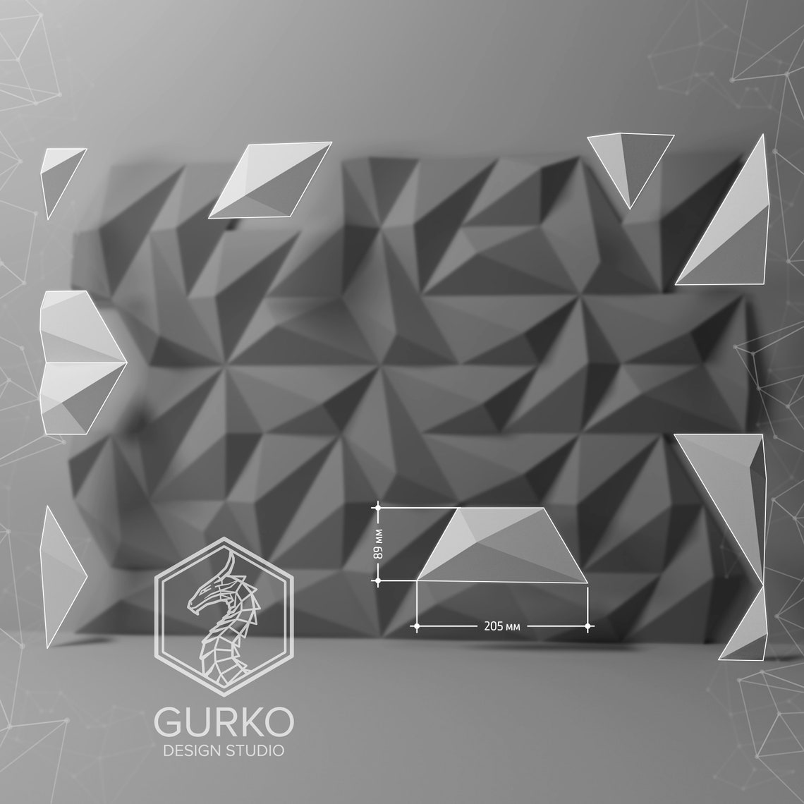 Parallelogram Tile Papercraft, Digital Template, PDF Download, Gurko ...
