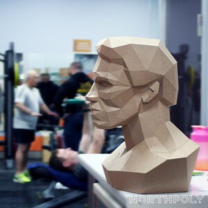 Arnold Head Papercraft, Digital Template, PDF Download, Gurko, 3D Low ...