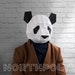 Panda Mask Papercraft, Bear, Digital Template, PDF Download, Gurko, 3D ...