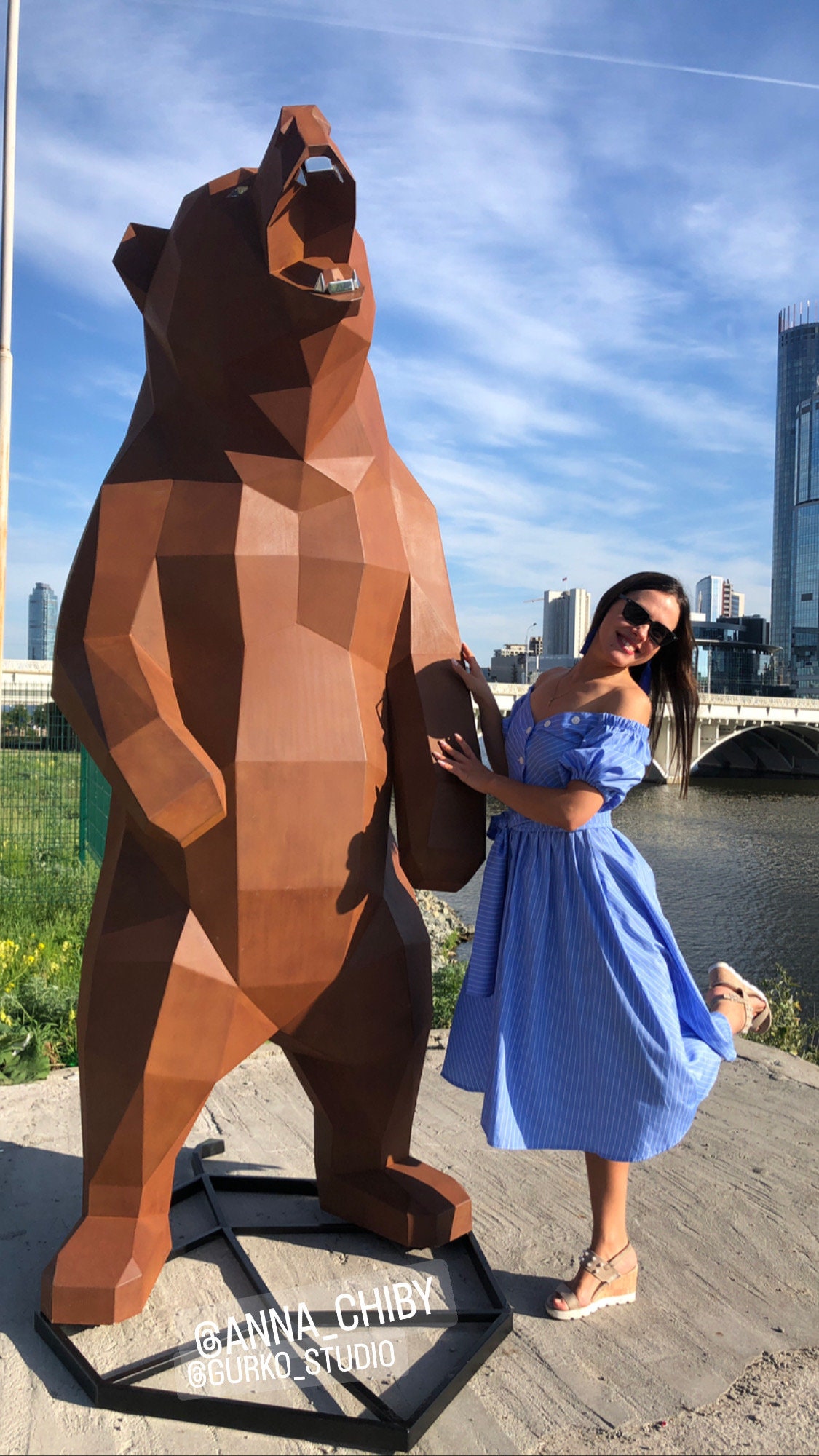 Angry Bear Metal Papercraft , DXF, Gurko, Pepakura, Template, 3D ...