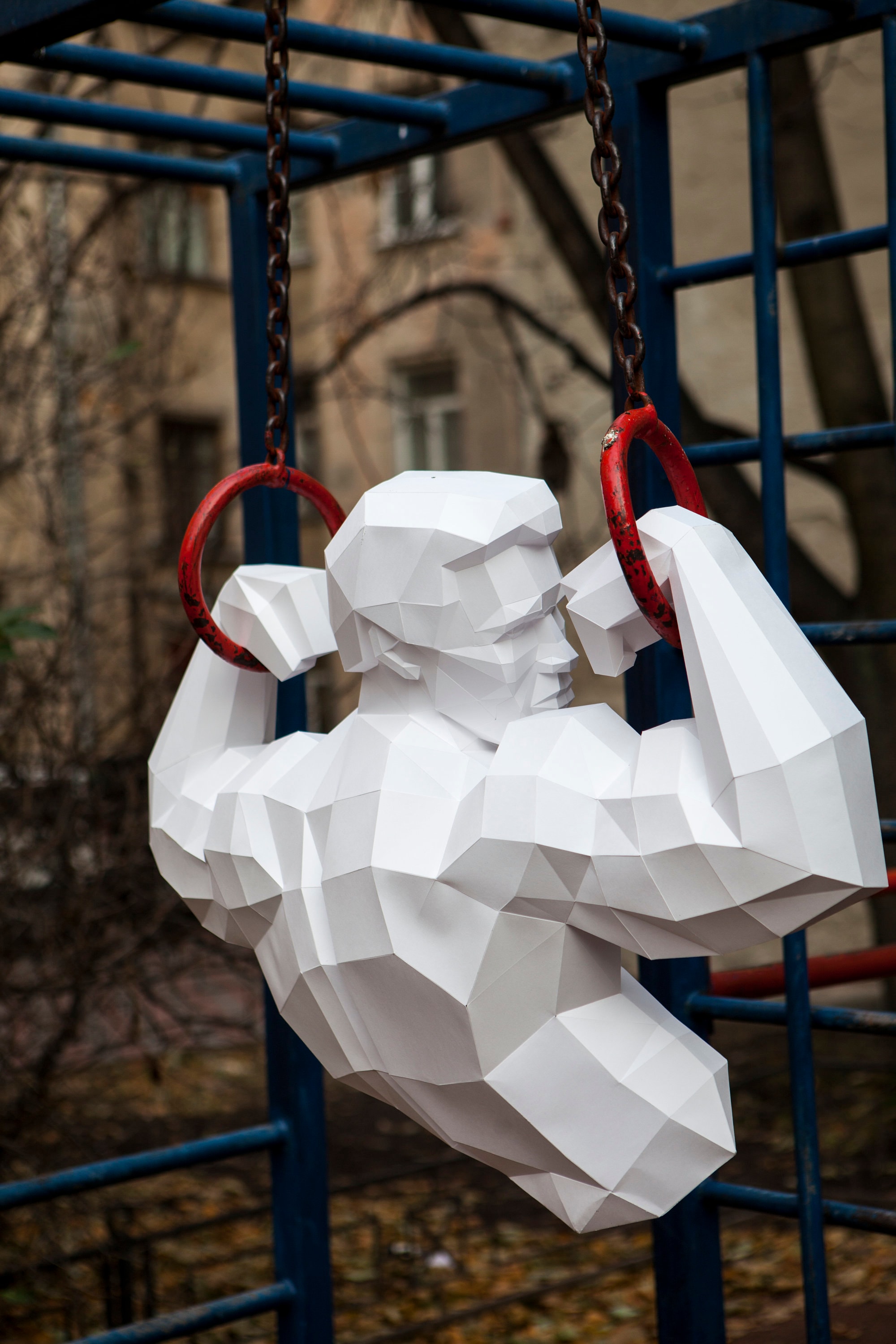 Papercraft Arnold: Double Biceps From Behind, Digital Template, PDF ...