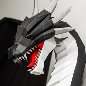 Papercraft Awesome Dragon With Wings, Digital Template, PDF Download ...