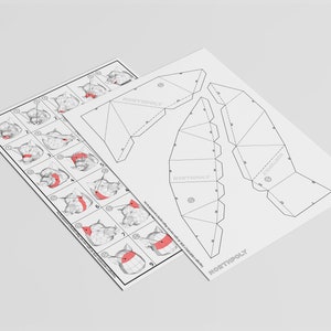 Boar Mask Papercraft, Hog, Digital Template, PDF Download, Gurko, 3D ...