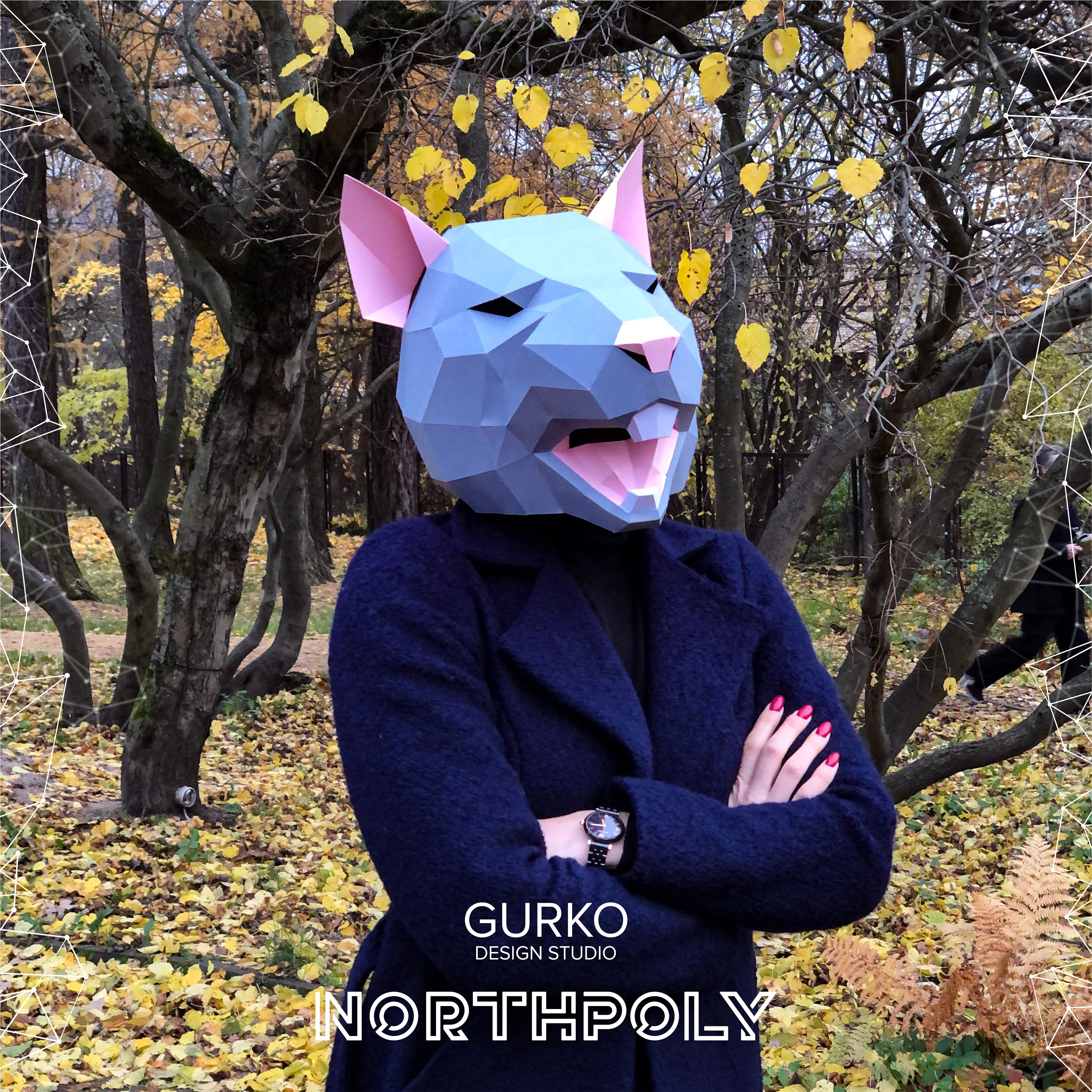 2 Rat Masks Papercraft, Mouse, Digital Template, PDF Download, Gurko ...