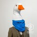 Goose Mask Papercraft, Bird, Digital Template, PDF, SVG, DXF Download ...