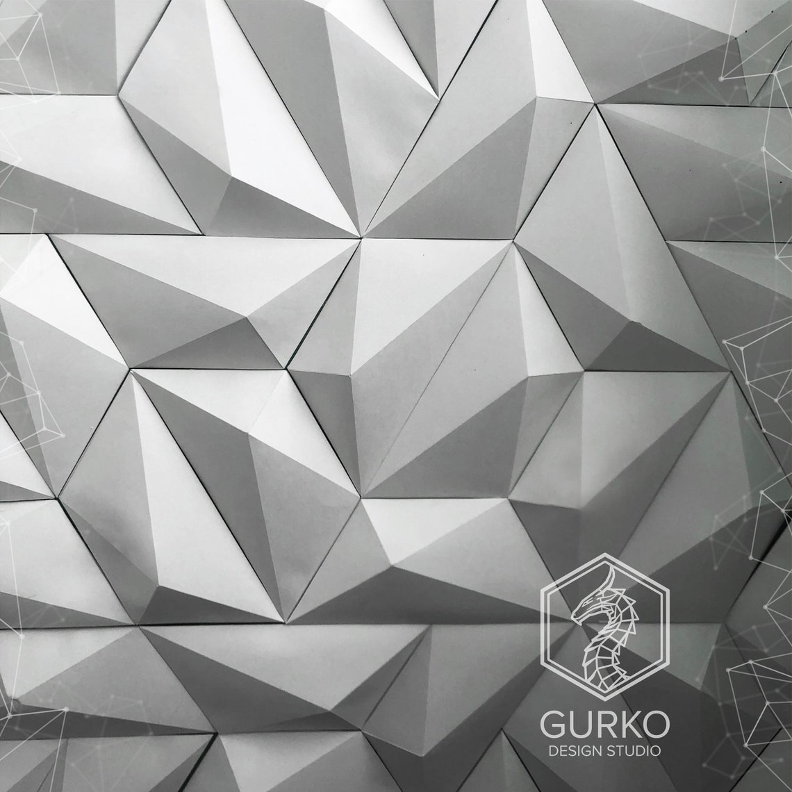 Parallelogram Tile Papercraft, Digital Template, PDF Download, Gurko ...