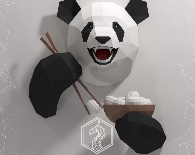 Strong Bear Papercraft, Digital Template, PDF Download, Gurko, Trophy ...