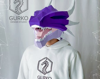 Tiger Mask Papercraft, Pdf, Gurko, Pepakura, Template, 3D Origami ...