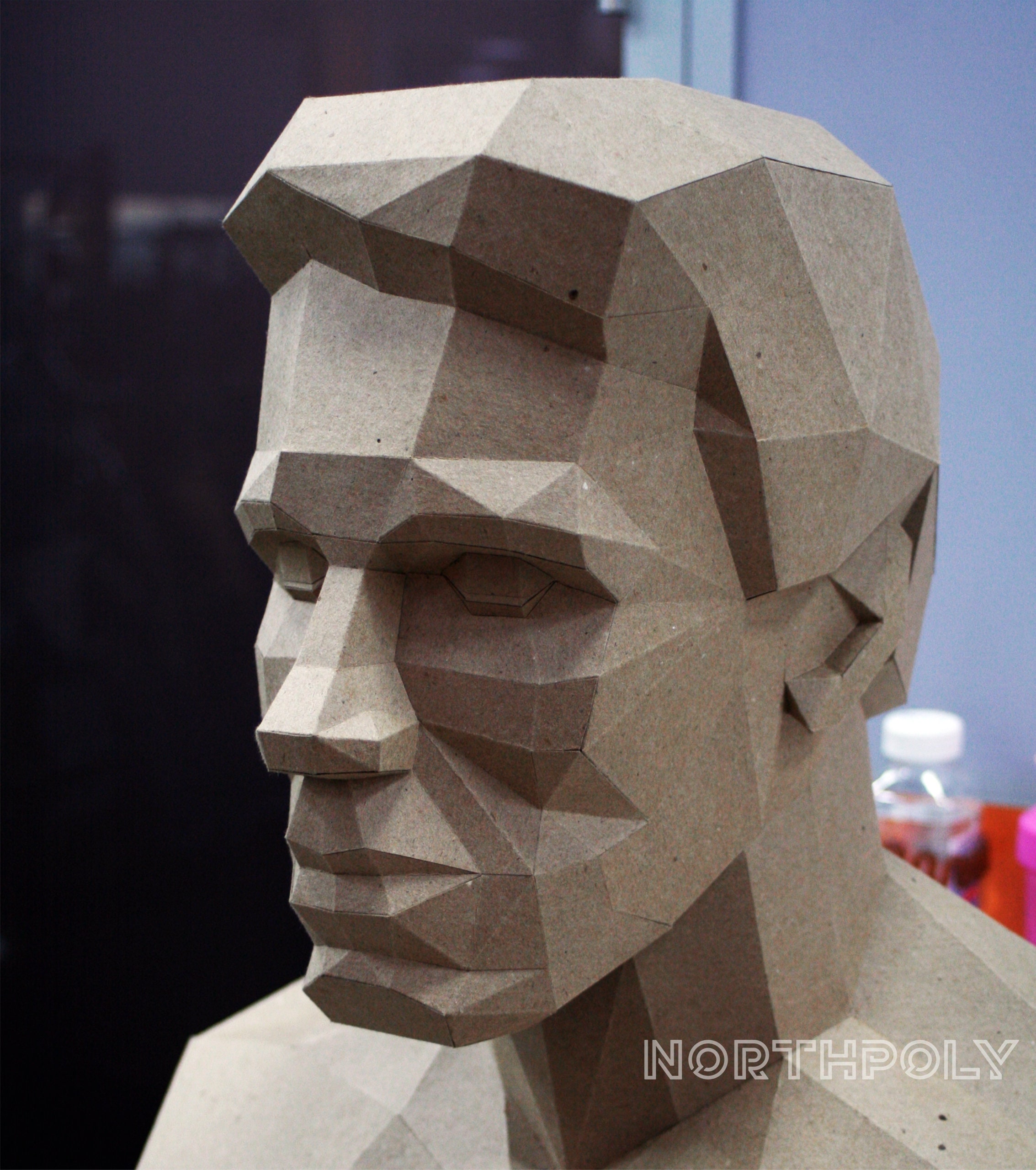 Arnold Head Papercraft, Digital Template, PDF Download, Gurko, 3D Low ...