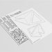 Geometric Pattern Triptych Papercraft, Digital Template, PDF Download ...