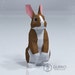 Standing Rabbit (1900 Mm) Papercraft, Digital Template, PDF Download ...