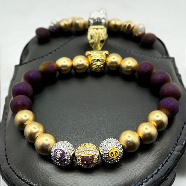 Omega Psi Phi Bracelet - Etsy