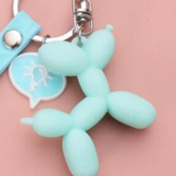Balloon Dog Keychain - Etsy